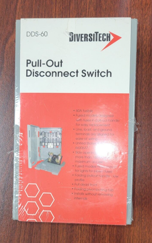 Diversitech DDS-60U Pull-Out Disconnect Switch 60 Amp | eBay
