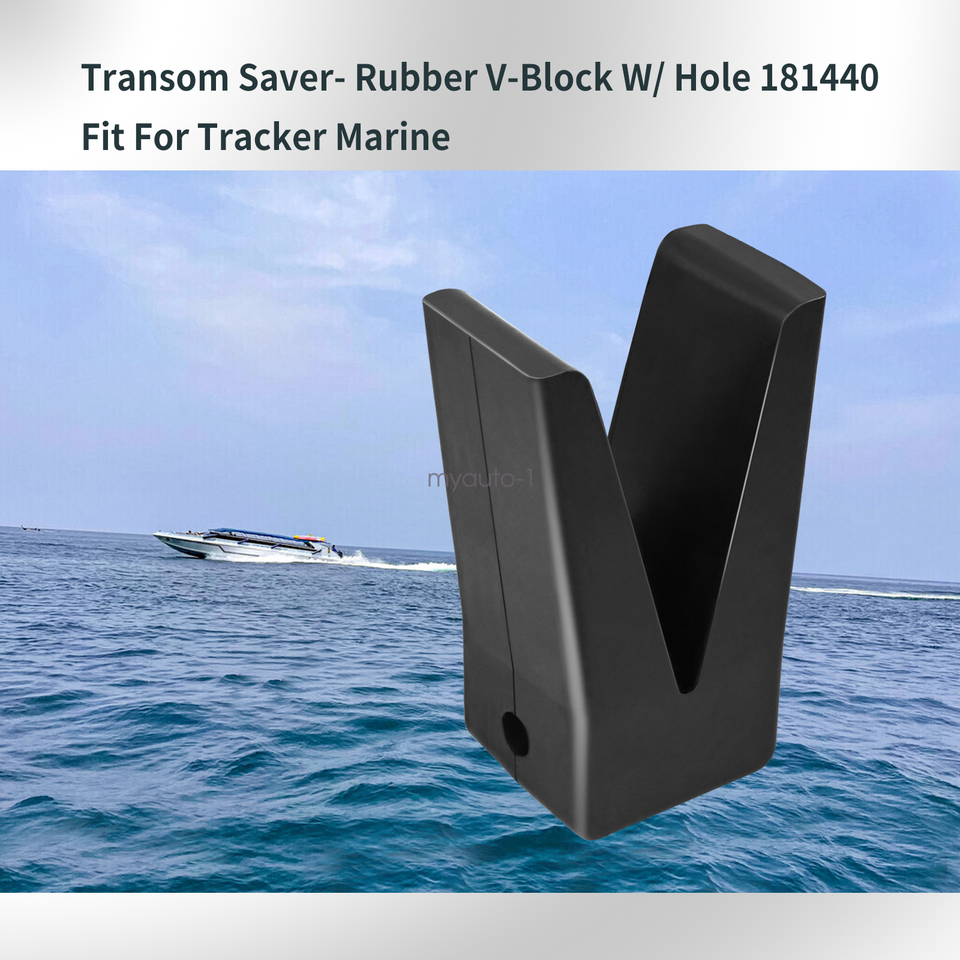 181440 Rubber V-block with hole fits Tracker Marine Transom saver | eBay