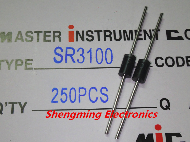 100PCS SR3100 100V 3A Schottky Diode | eBay