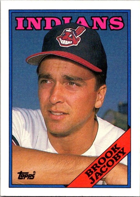1988 Topps - #555 Brook Jacoby for sale online | eBay
