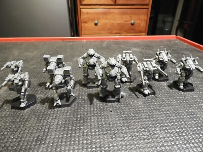 Lot Of 10 Battletech Plastic Miniature Figures | eBay
