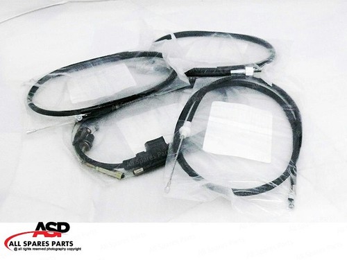 CLUTCH / BRAKE / SPEED / ACCELERATOR CABLES SET OF 4 FOR YAMAHA RX 100 ...