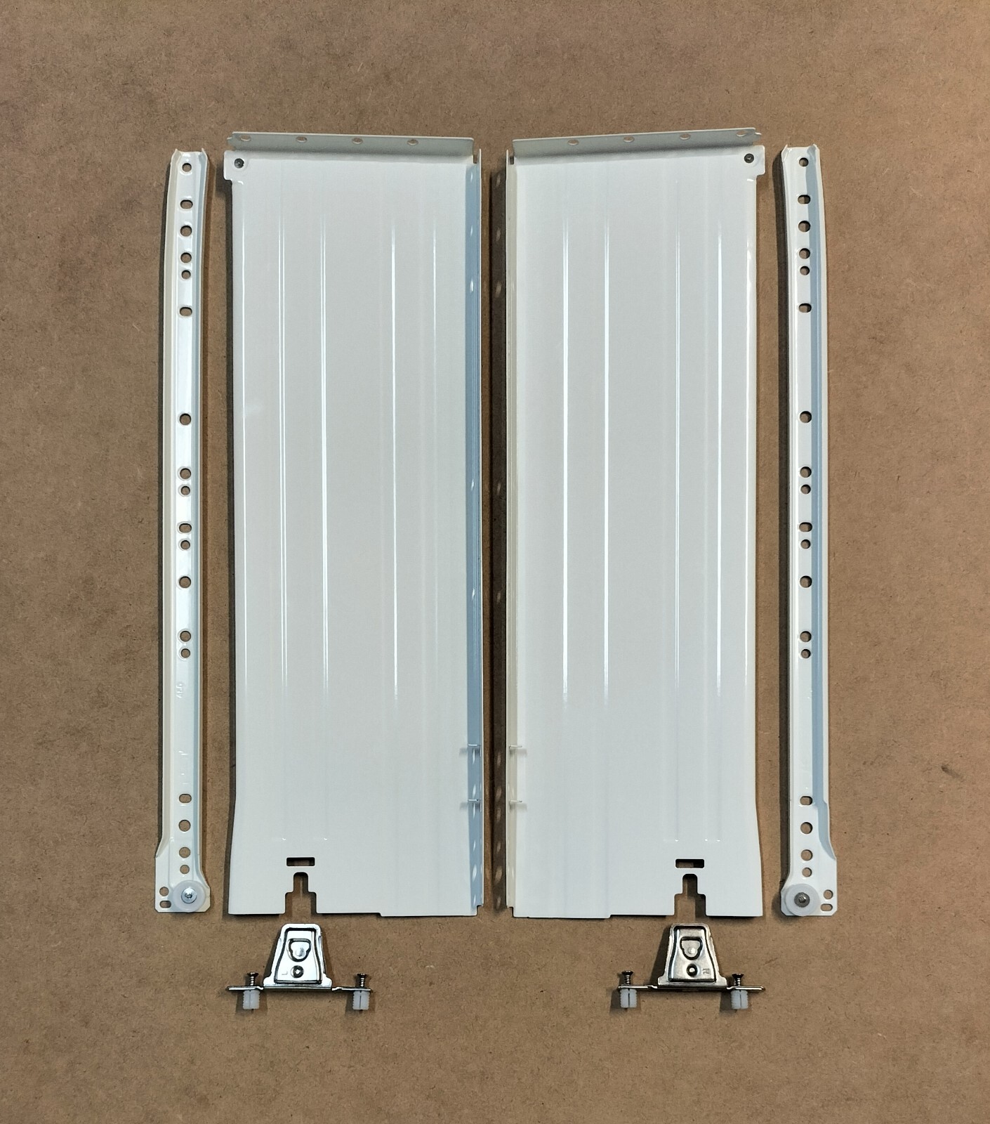 450mm by 150mm SINGLE SIDED METAL DRAWER RUNNERS WITH CAM ADJUSTABLE ...