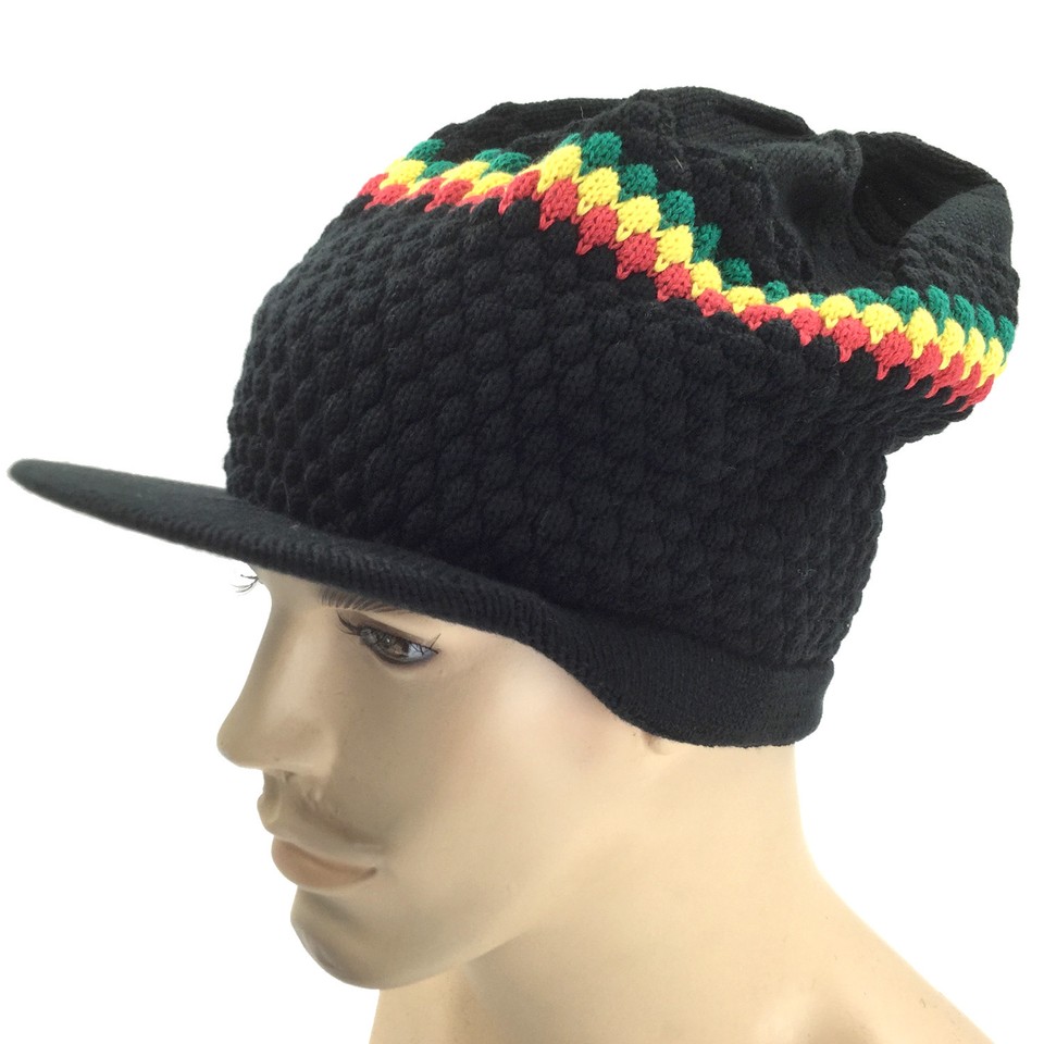 Beanie Beanies Plain GI Jeep Cap Caps Hat Visor Ski Knit Thick Warm ...