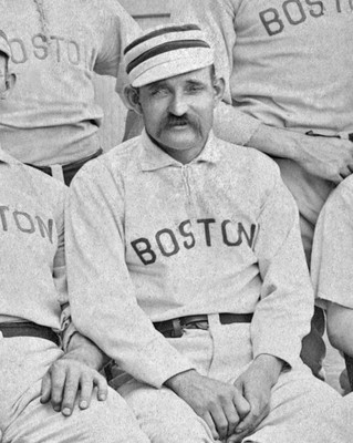 1889 Boston Red Stockings CHARLES 'Old Hoss' RADBOURN Glossy 8x10 Photo ...