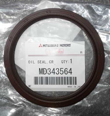 MD343564 Mitsubishi Oil seal, crankshaft, rr MD343564, New Genuine OEM ...