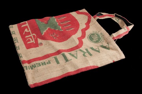 Sac hippie Cabas en Toile de Jute à riz 100 % Recyclé- Artisanat du ...