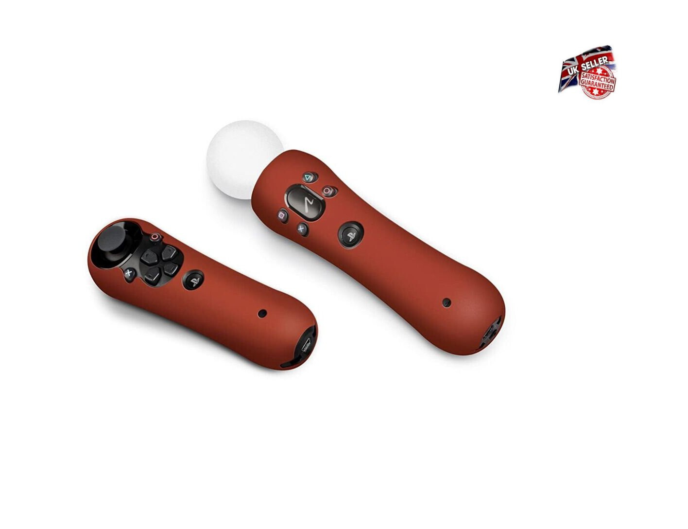 4Gamers Silicone Jackets Covers for Playstation PS3 Move Controllers - Red | eBay