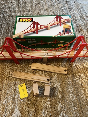 Brio Sweden Wooden Train Set Sydney Double Bridge 33372 Railway System ...