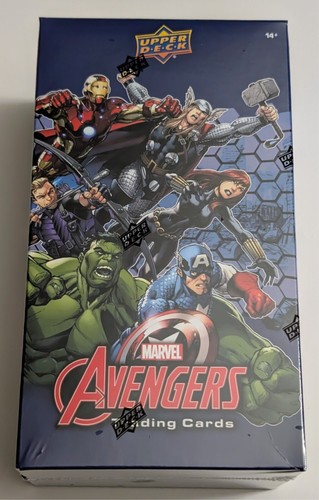(FACTORY SEALED) 2024 UPPER DECK MARVEL AVENGERS' EXCLUSIVE HOBBY BOX ...