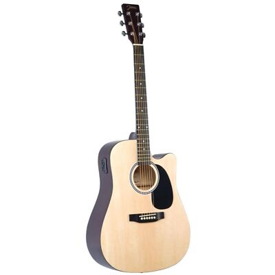 Johnson JG-610-CE-NA Players Series Dreadnought Cutaway Acoustic ...