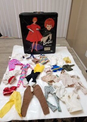 VINTAGE 1960's Mattel BARBIE KEN RICKY ALAN Doll CLOTHING + ACCESSORIES ...