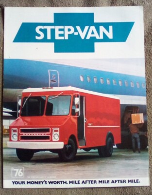 1976 Chevrolet P20 Step Van King 12' Aluminum Sales Brochure Vintage 4 ...