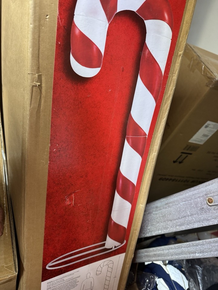 New Home Accents Holiday 7 Ft LED Christmas Candy Cane Blow Mold | eBay