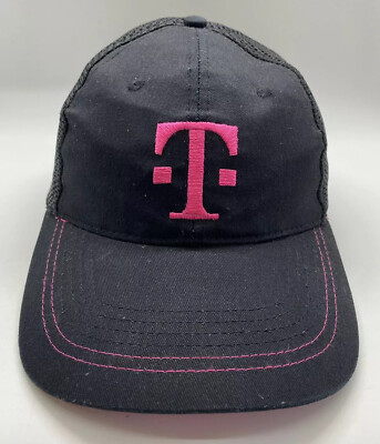 T Mobile Cap Hat Adult Adjustable Black Polycotton | eBay