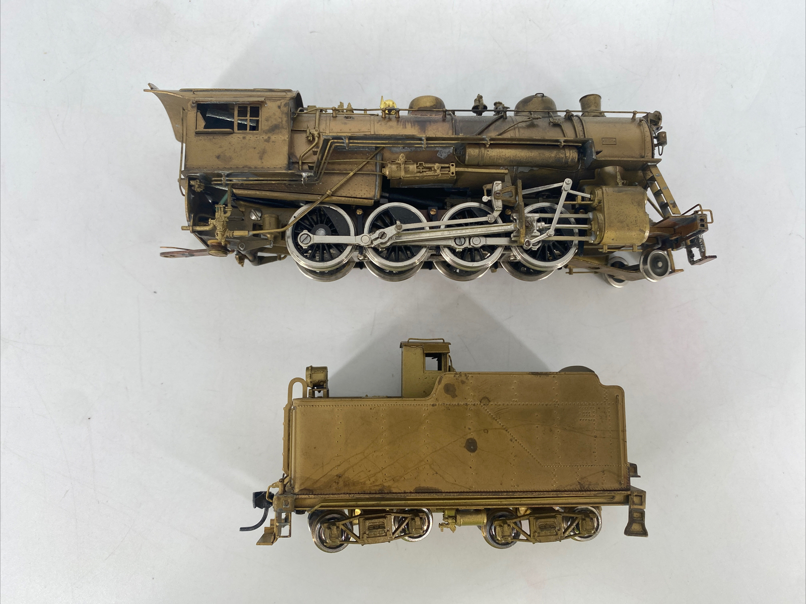 HO SCALE 1:87 BRASS UNITED B&O CLASS E-27ca 2-8-0 PFM LOCO W/TENDER ...
