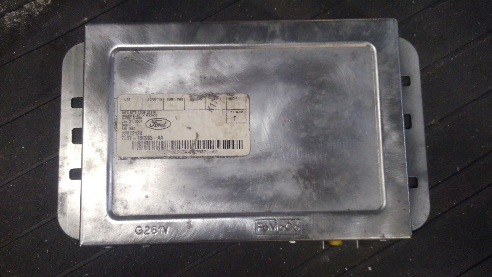 2007 Ford F150 Lariat AUDIO EQUIPMENT SIRIUS XM MODULE 7L5T-18C963-AA ...