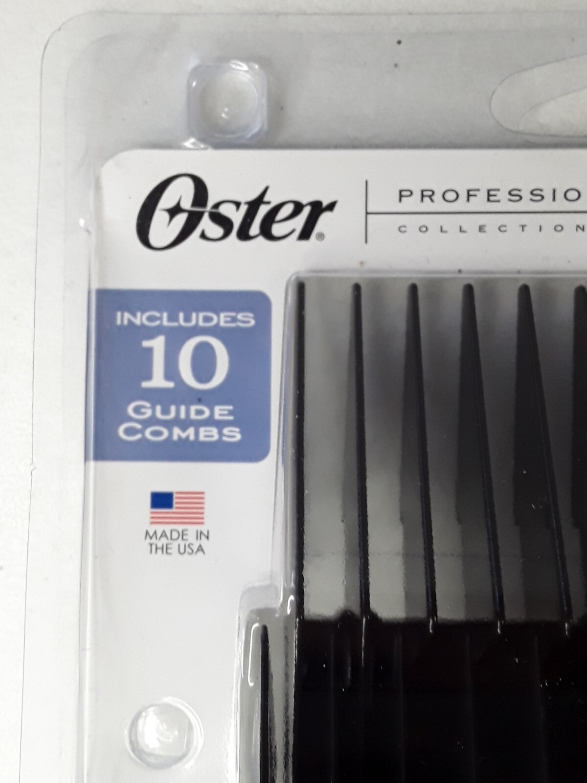 NEW Oster Universal Comb Attachment 10-Piece Clipper Guide Comb Set ...