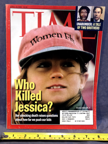 Time Magazine April 22, 1996 Who Killed Jessica? | eBay