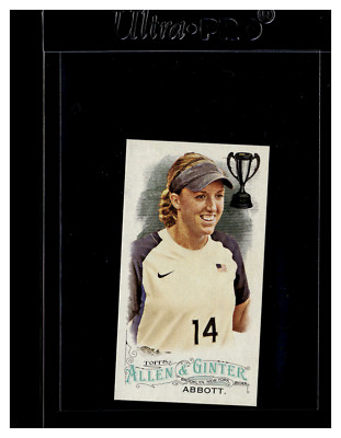 2016 Topps Allen & Ginter #63 Monica Abbott Mini A & G back | eBay