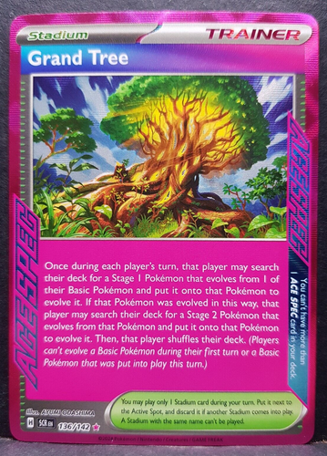 Grand Tree 136/142 Stellar Crown ACE SPEC Pokémon Pokemon Card English ...