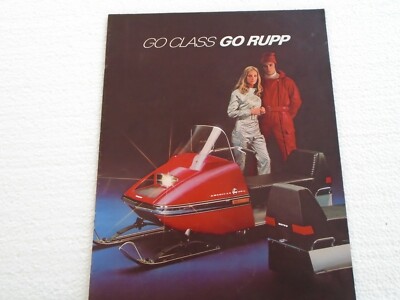 1972 RUPP SNOWMOBILE SALES BROCHURE | eBay