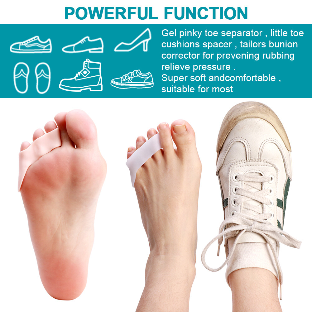 4pairs Temporary Splint For Overlapping Soft Loop Design Pinky Toe ...