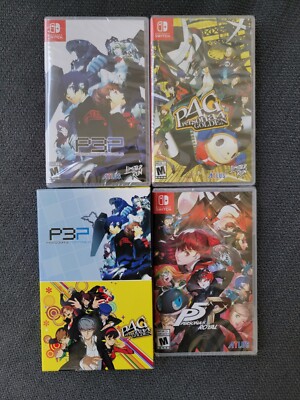 Persona 3 Portable & 4 Golden Switch Limited RUN 213 & 214 Sealed ...