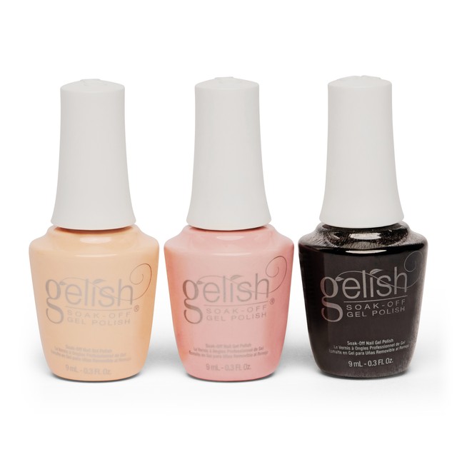Gelish Mini Core Collection 9 mL Soak Off Gel Nail Polish Set (Open Box ...