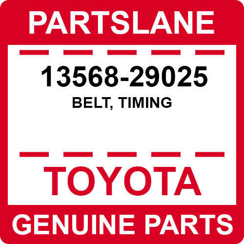 13568-29025 Toyota OEM Genuine BELT, TIMING | eBay