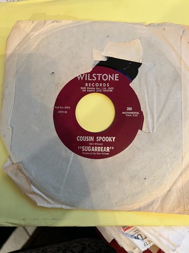 EXTREMELY RARE ORIGINAL 45 VINYL FROM WILSTONE RECORD LABEL late 60s ...