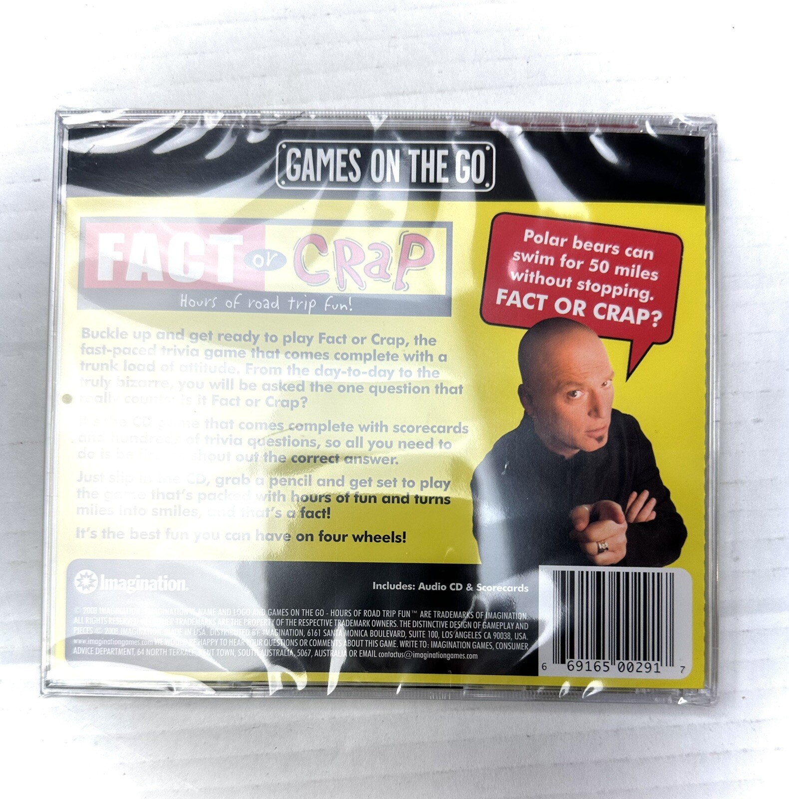 Fact or Crap Games on the Go *road trip audio game* Howie Mandel Trivia ...