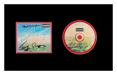 Oasis "Rock Band" Signed CD Cover Museum Framed Ready for Display | eBay