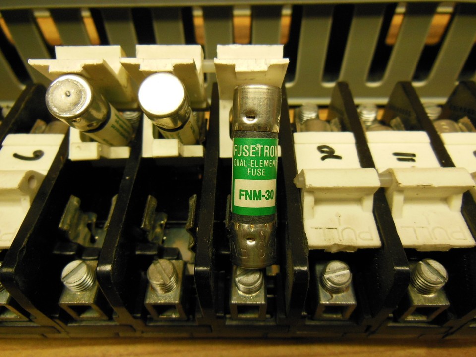 Fused electrical buss bus block terminal 15 fuse w/ Panduit duct | eBay