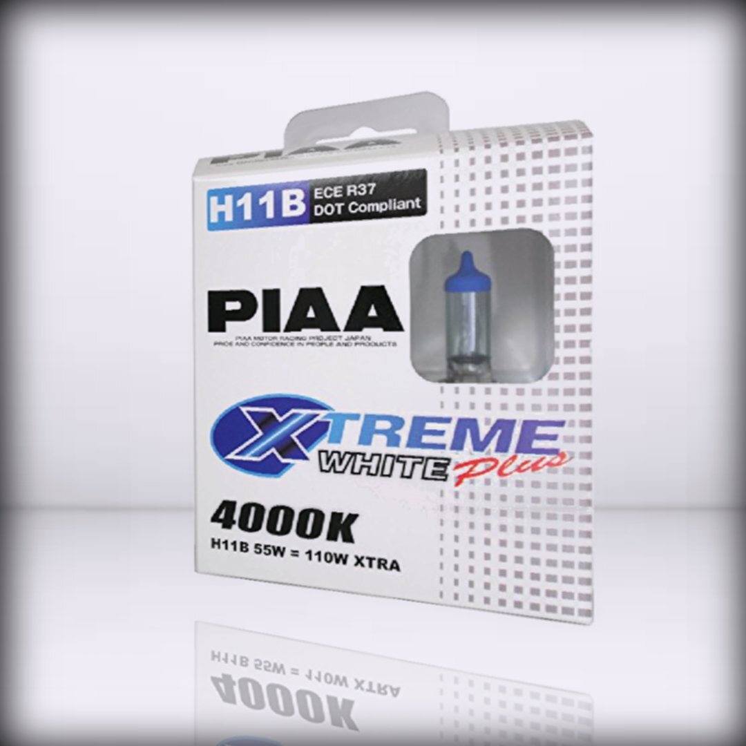Piaa 15411 H11B Xtreme White Plus High Performance Halogen Bulb for PAC ...