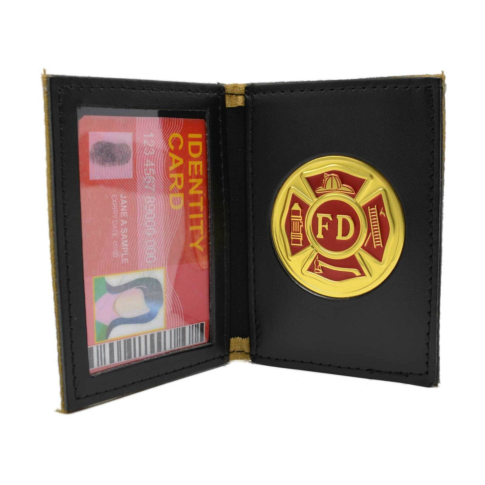 Firefighter Bunker Gear ID Holder License Case Document Carrier Fire ...