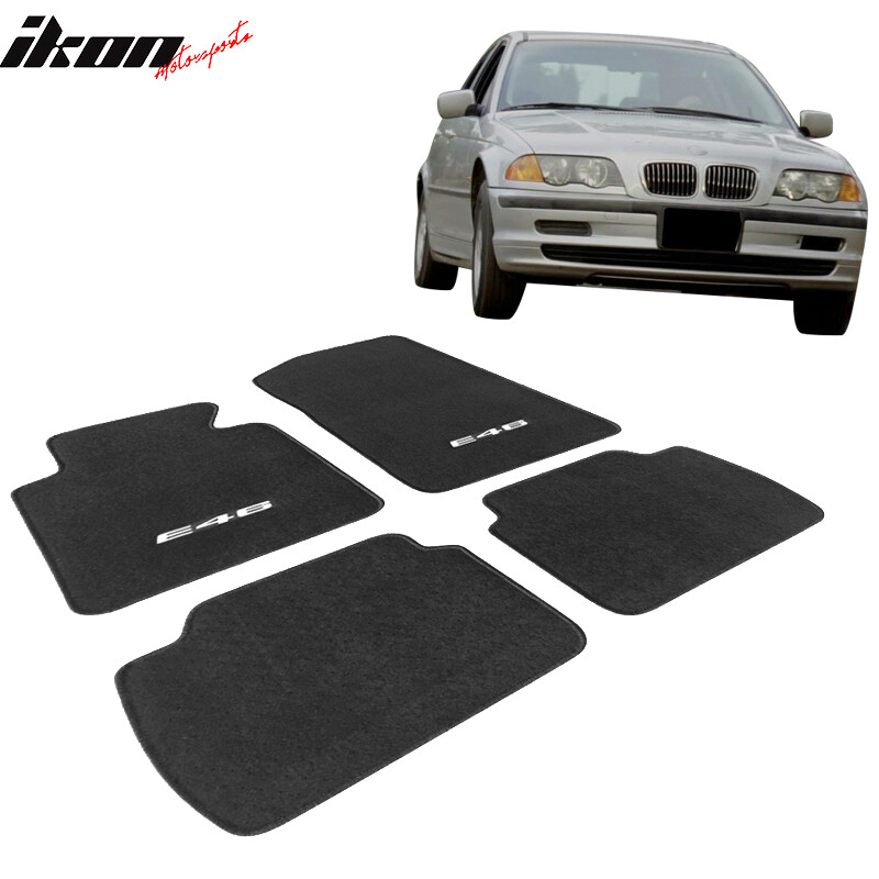99-06 E46 M3 Logo Floor Mats Carpet Front Rear Nylon FOR: (BMW) | eBay