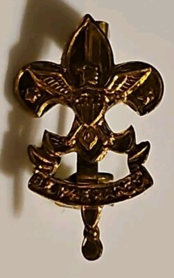 Vintage Boy Scouts Be Prepared BSA Gold Lapel Vest Pin 5/8" Eagle ...
