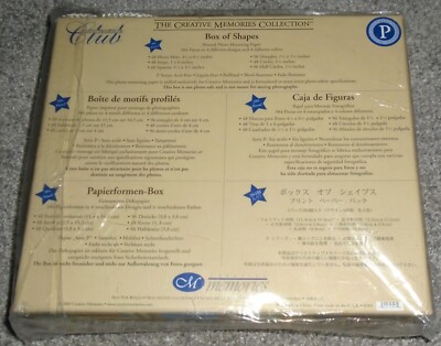 Scrapbooking - Creative Memories Collection Box of Shapes - NEW Memory ...