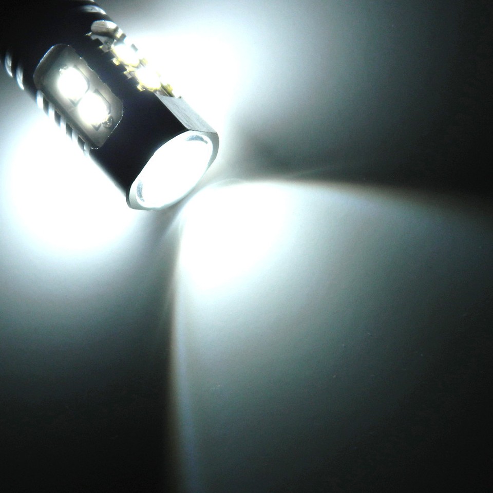 2pcs H1 LED 6000K White Replace Fog Light Halogen Bulbs For Volvo XC90 ...