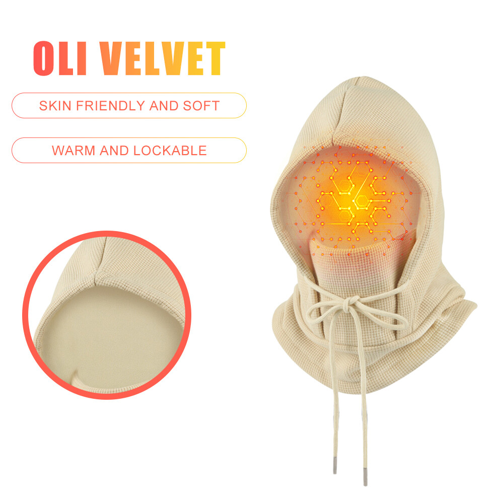 Hooded Ski Face Mask Full Head Cover Scarf Neck Warmer (Beige) AU | eBay