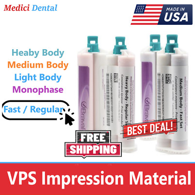AMGoods Impression Material, VPS PVS Heavy & Light Body, Fast Regular ...