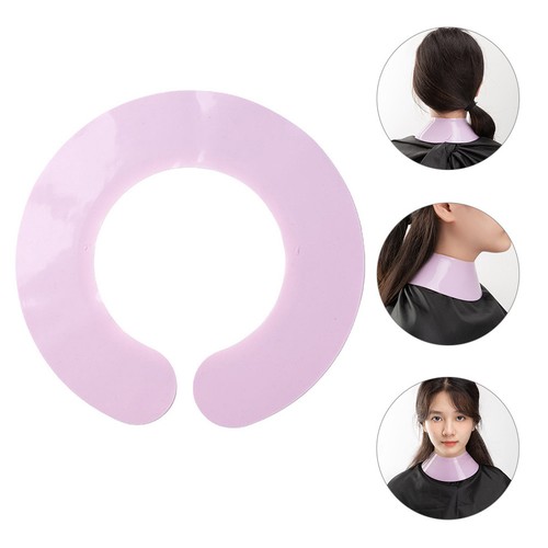 Hair Collar Silicone Rubber Neck Wrap Neck Guard for Haircut Hair Dye ...