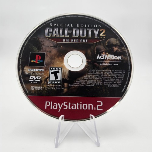 Call of Duty 2: Big Red One (Playstation 2) Authentic Tested Disc Only ...