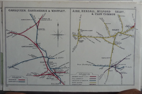 EB06 - 013 - Railway Clearing House Map - Gartsherrie / Coatbridge ...