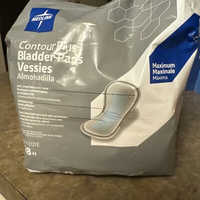 Medline Contour Plus Bladder Pads 28ct - NEW | eBay