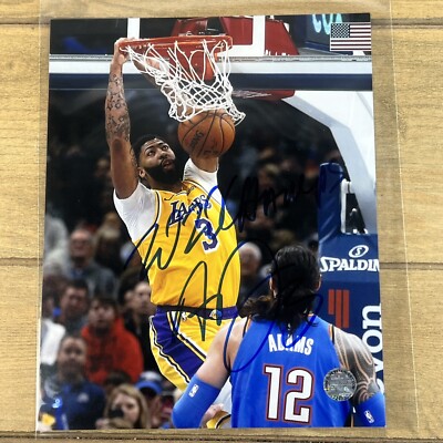 Anthony Davis #3 Autographed NBA LA LAKERS 8x10 Photo Hand Signed COA ...