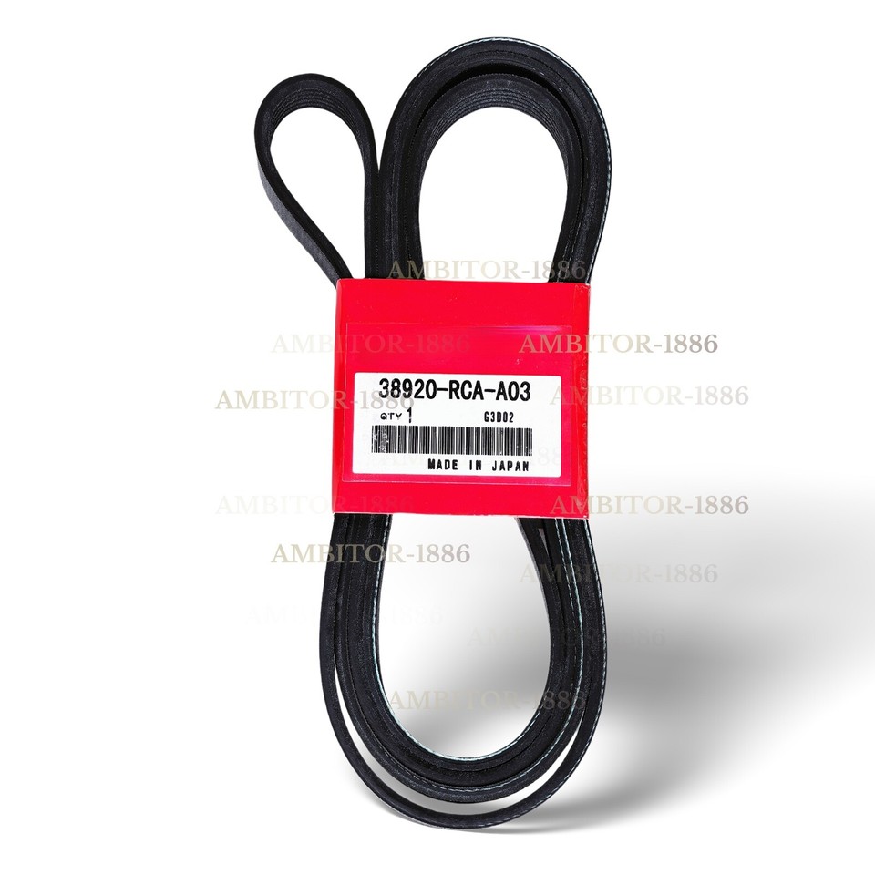 Serpentine Belt 38920-RCA-A03 For Honda Odyssey Accord Ridgeline Acura ...