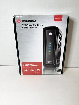 Motorola SB6121 SurfBoard eXtreme High Speed Gaming Cable Modem Docsis ...
