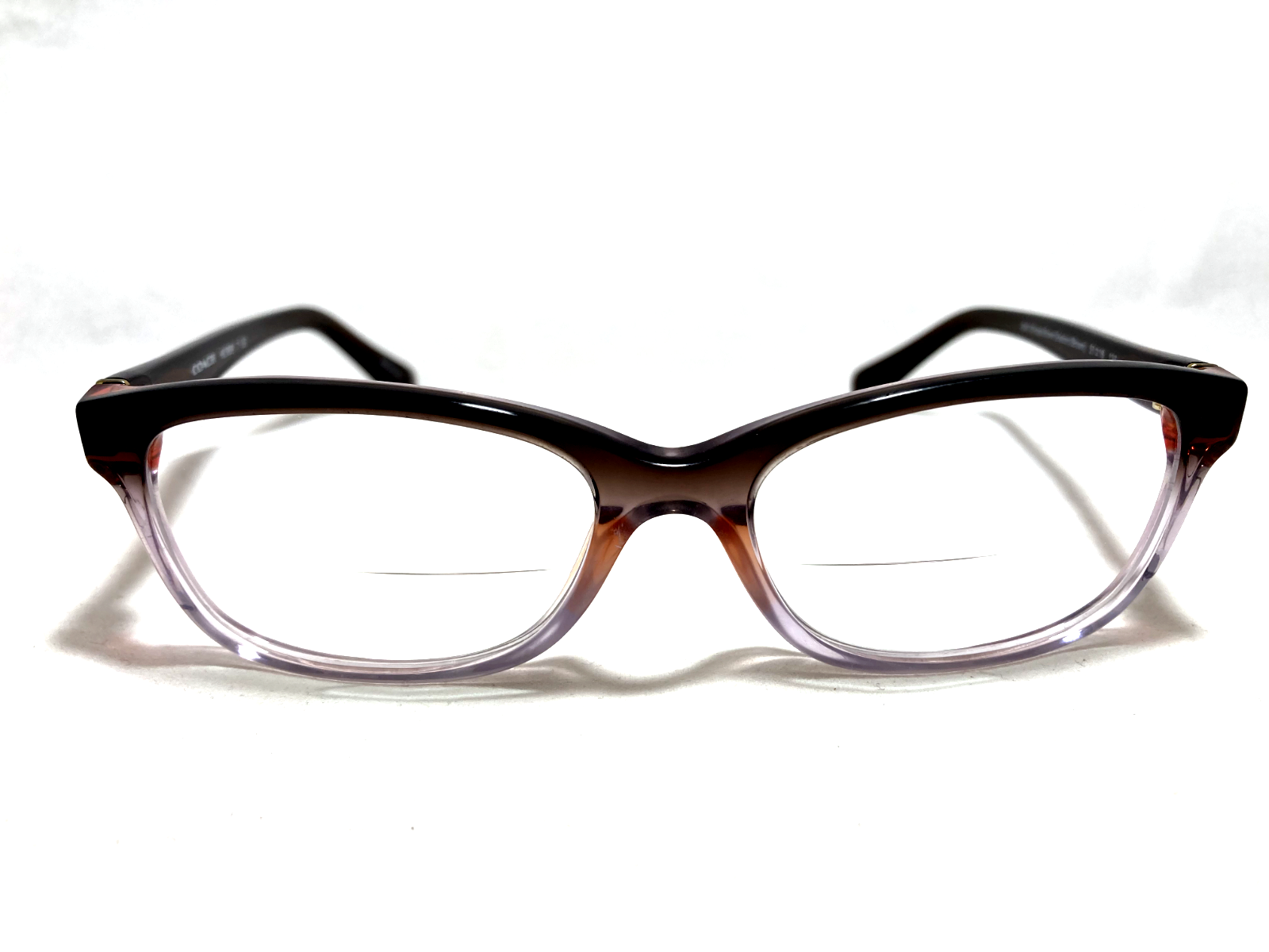 Coach HC 6089 FRAME Eyeglasses 5401 (Purple Brown Gradient/Brown) 51-16 ...